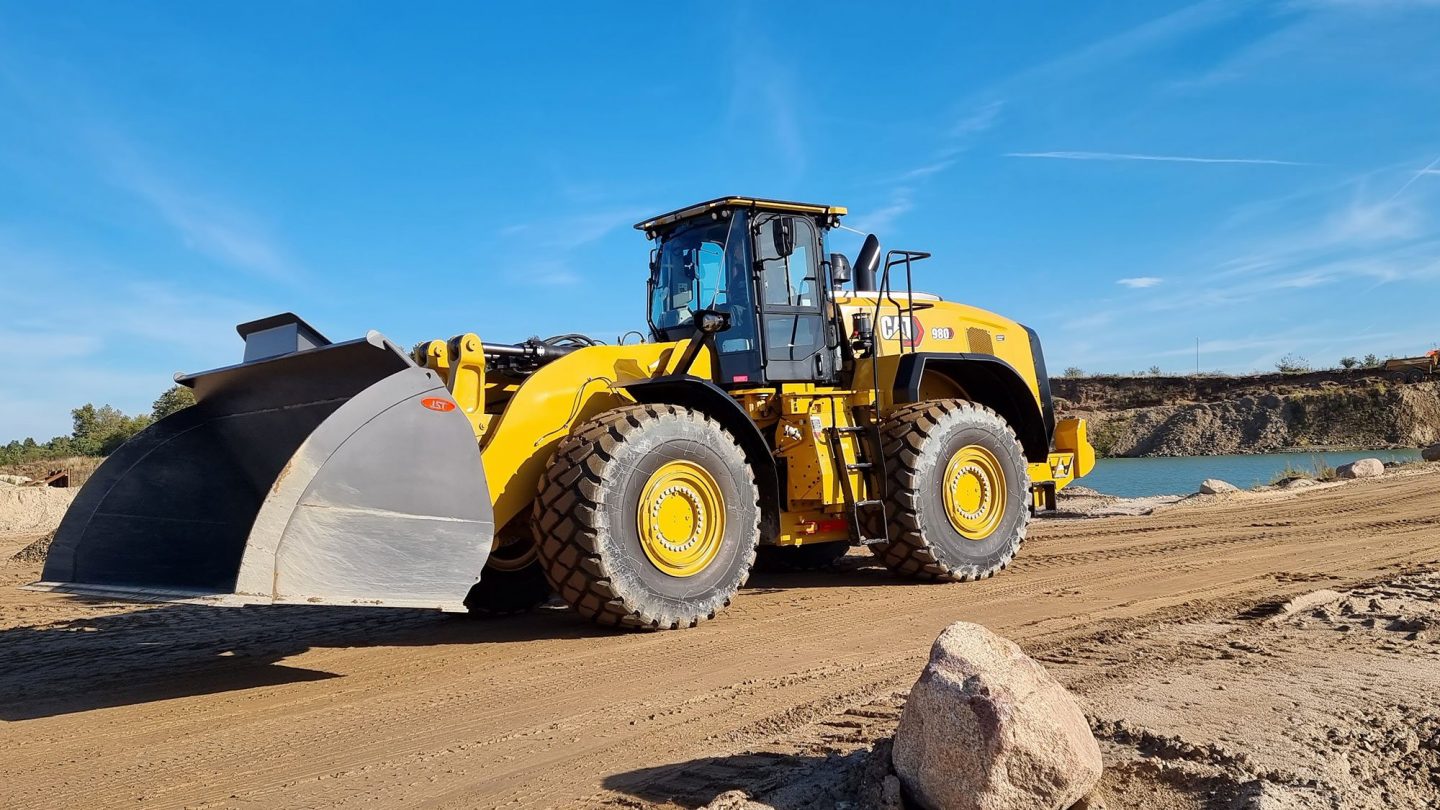 Cat 980 læssemaskine til KA Grus - Zeppelin CAT DK