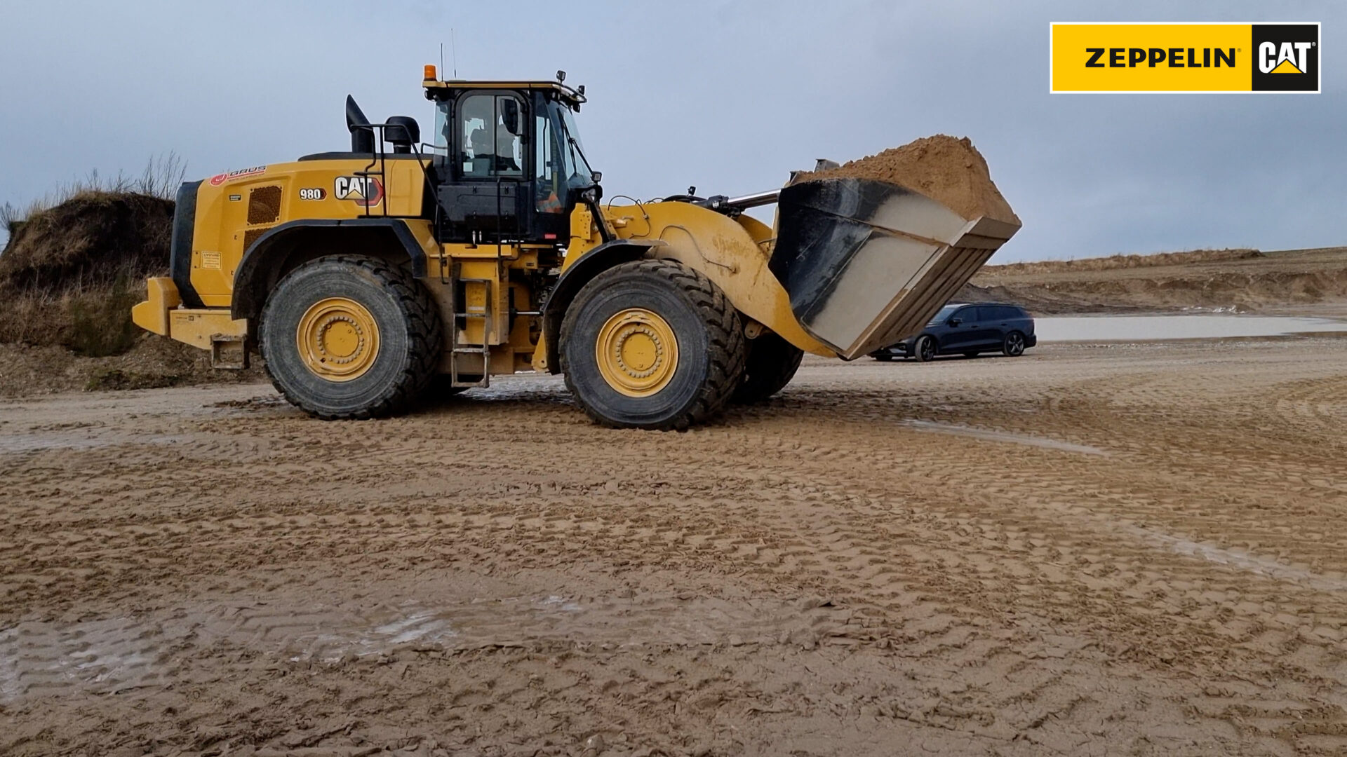 Cat 980 gummihjulslæsser - med masser af udstyr - Zeppelin CAT DK
